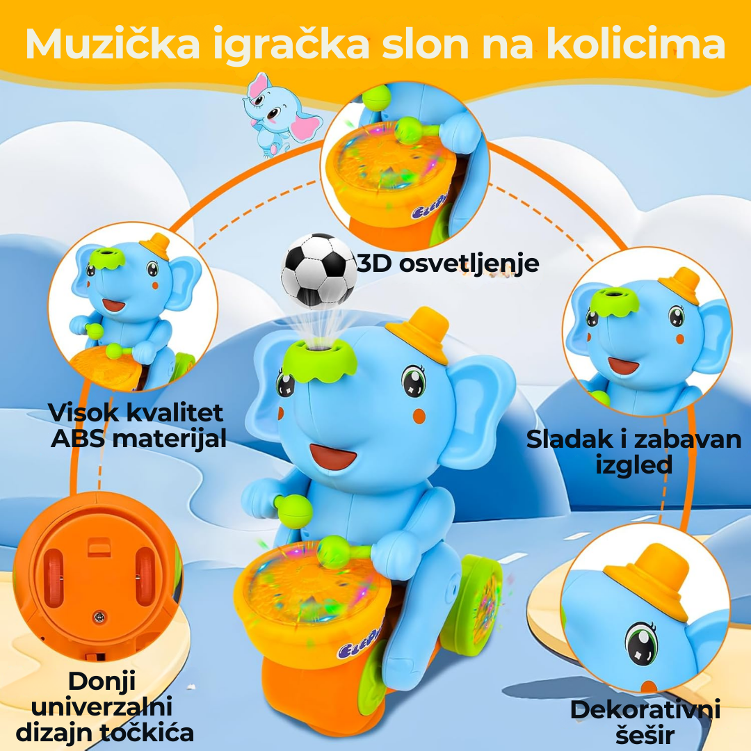 Muzikalni Slonić Avanturista – Sniženjko